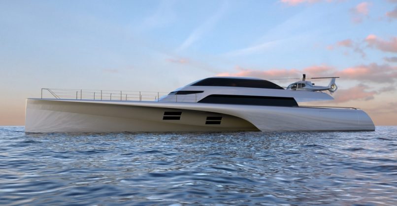 Conheça o novo projeto de trimarã de 46 metros MC 155 - Revista NÁUTICA