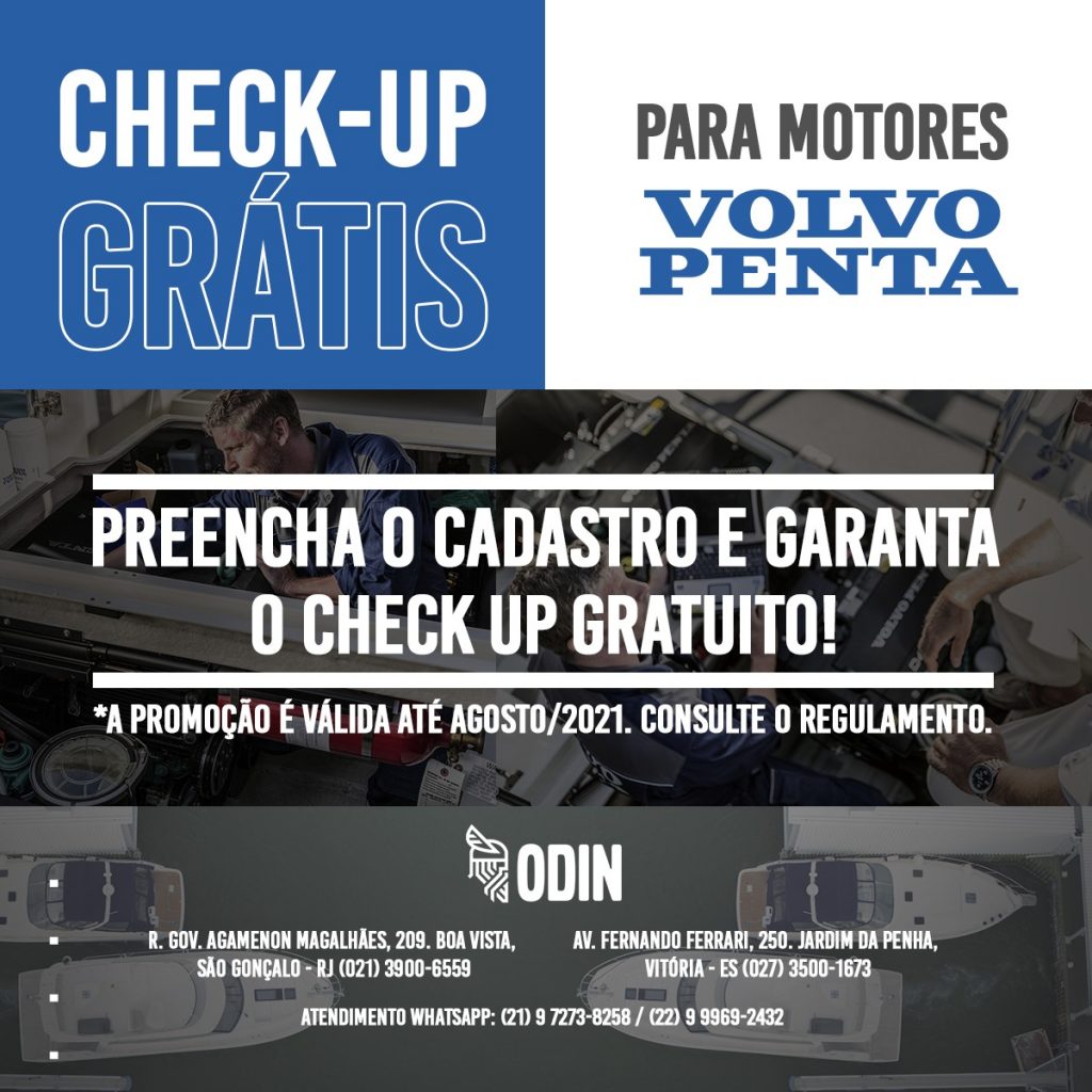 Odin Motores, concessionária Volvo Penta, oferece plano gratuito de ...