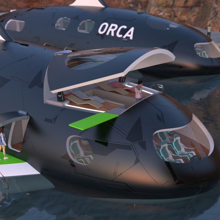 Submarino-orca: projeto de submergível tem design inusitado