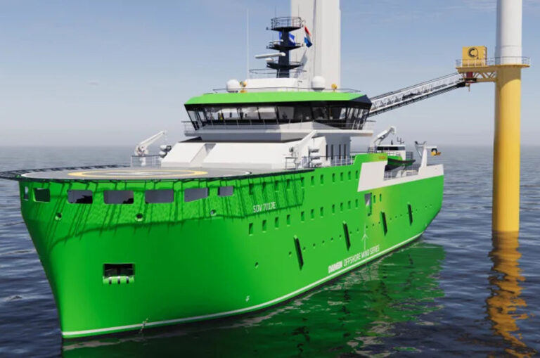 Sustentabilidade: conheça o navio elétrico que carrega em alto mar