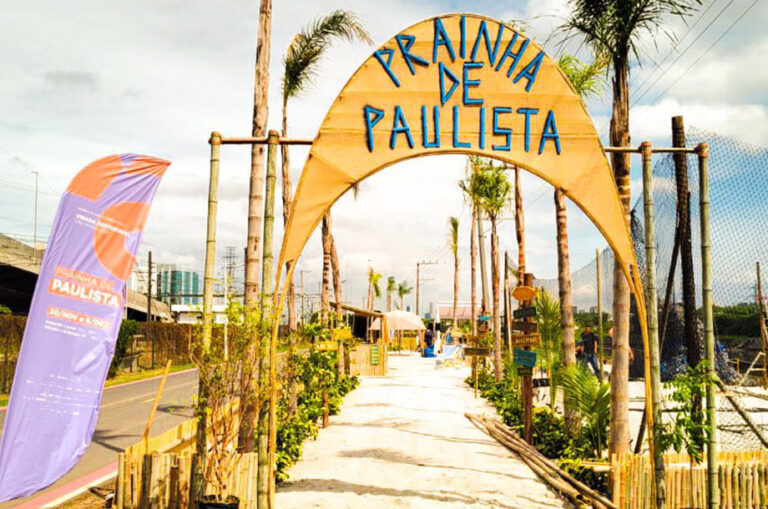 Prainha de Paulista: SP ganha minipraia às margens do Pinheiros
