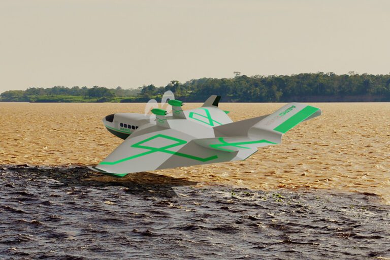 Barco voador: AeroRiver apresentará o Volitan no Boat Show